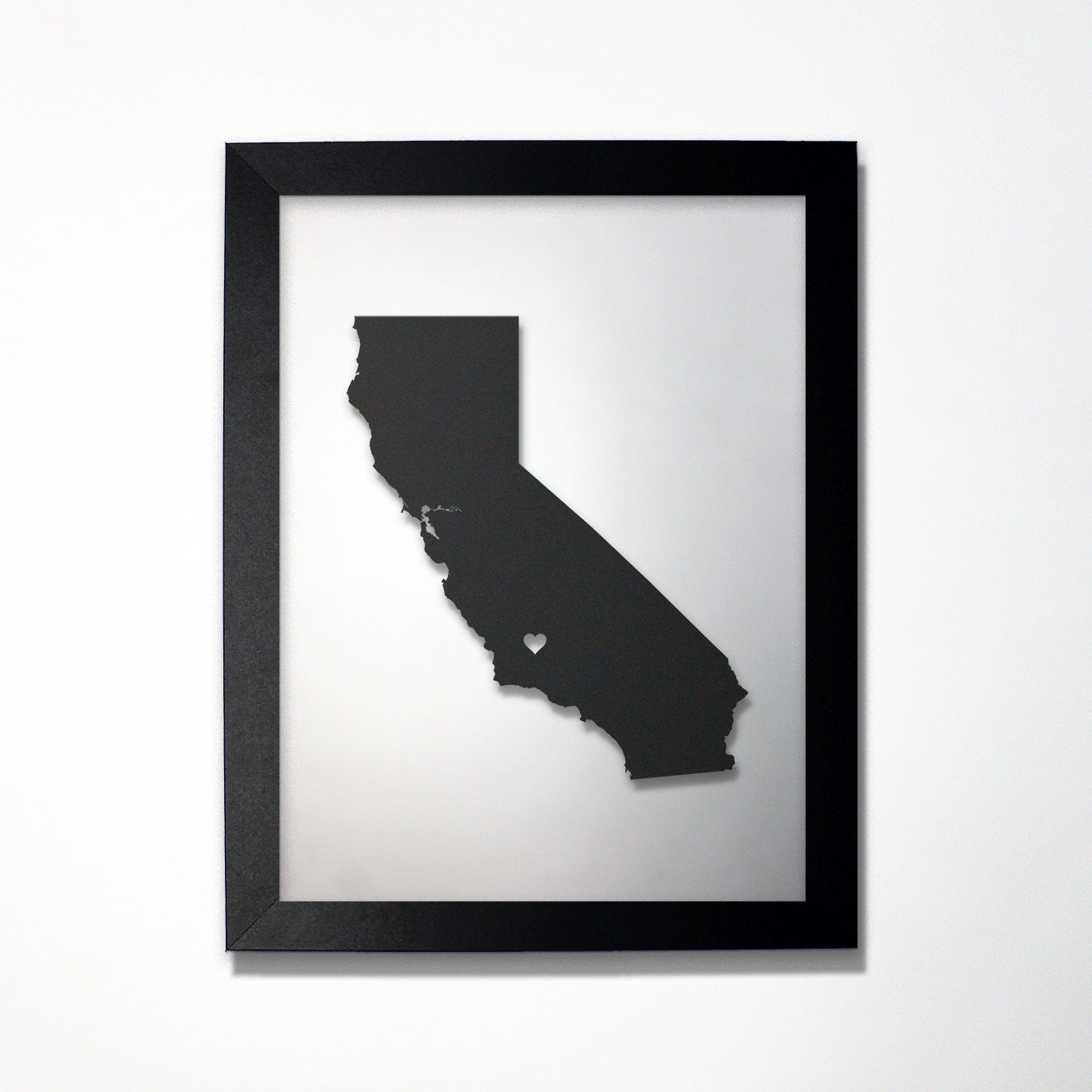 California laser cut map – CarbonLight Laser Cut Maps